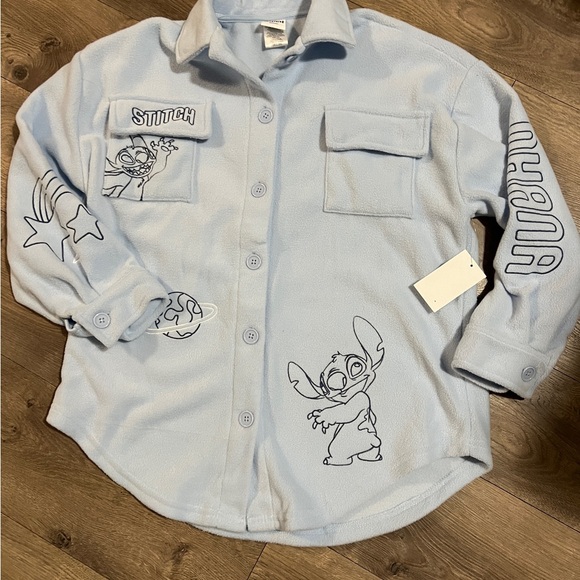 Disney | Tops | Disney Stitch Shacket Sizexs 2 New | Poshmark